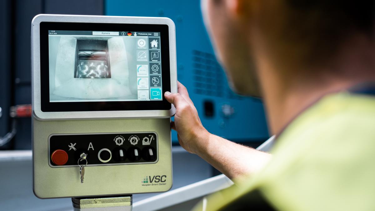 Machine settings Input material oriented