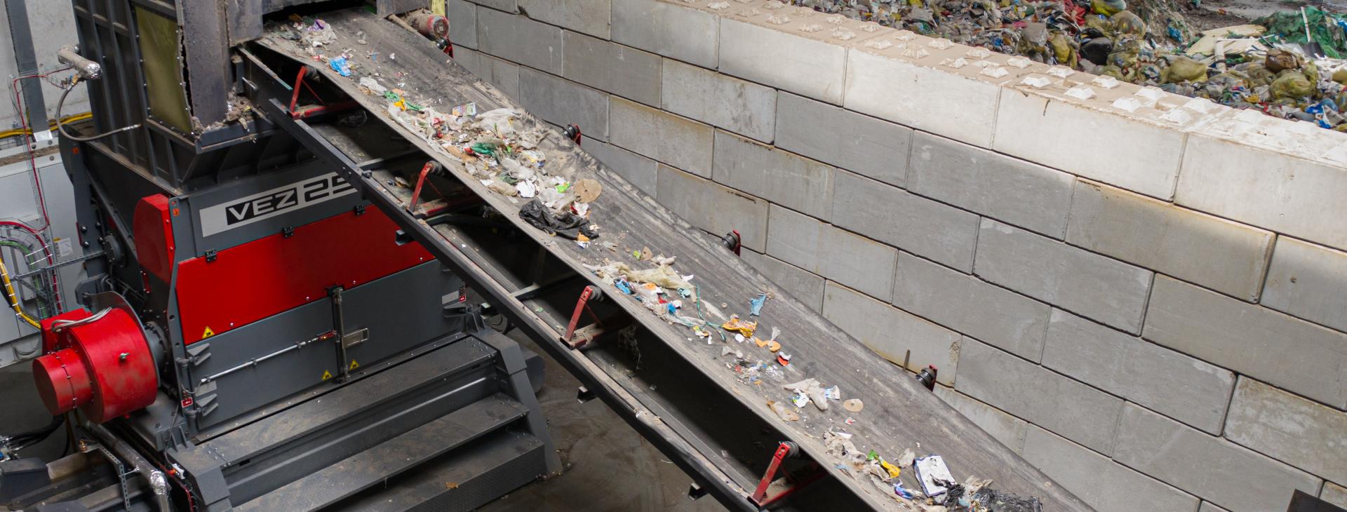 Single-stage RDF shredding | Vecoplan