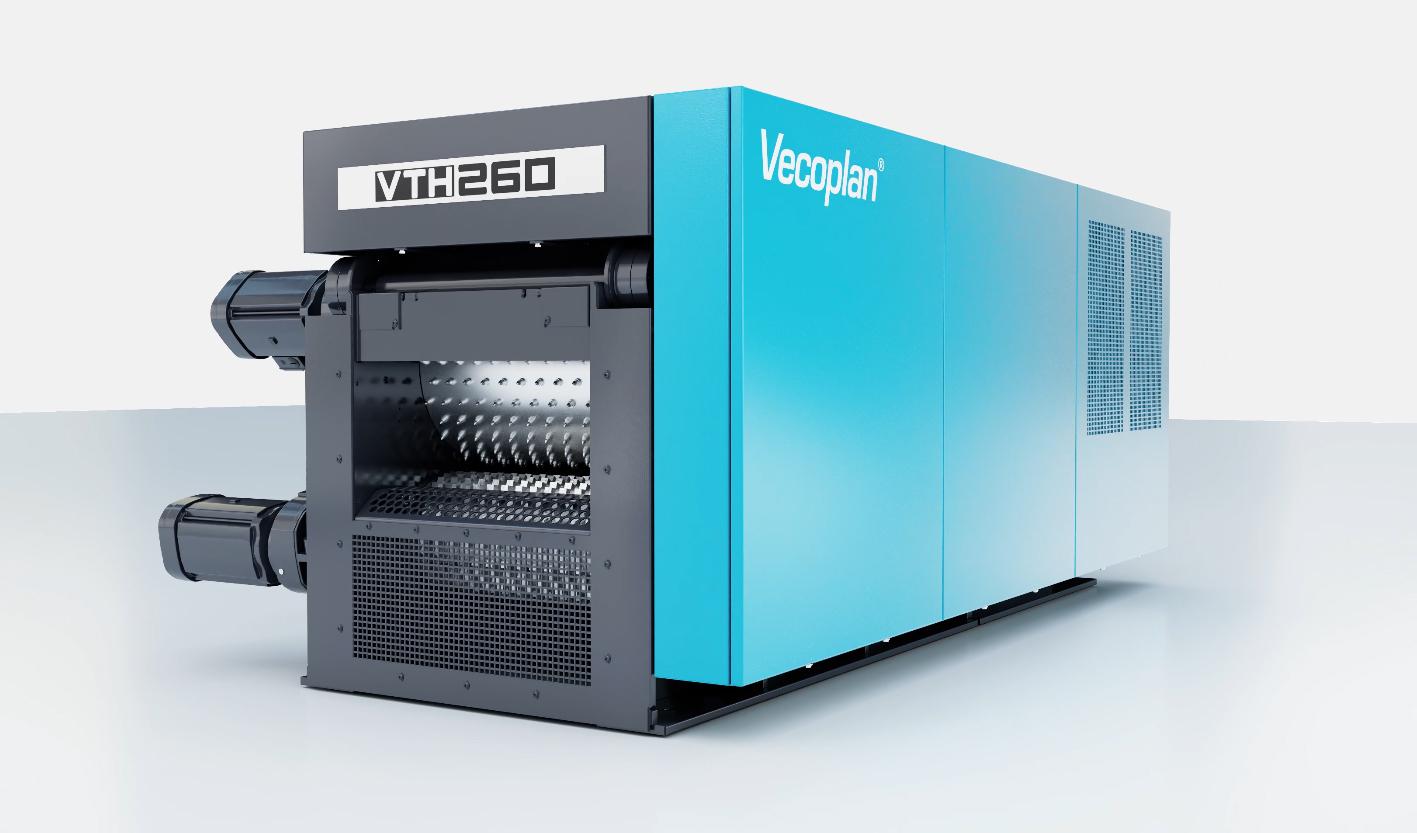 New Vecoplan VTH drum chipper